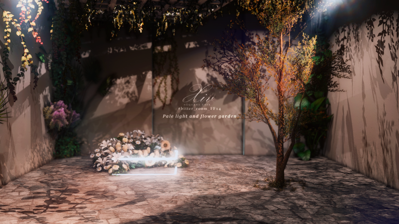 Pale light and flower garden | StudioXIV